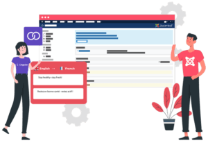 PHP and JS automatic translation management system