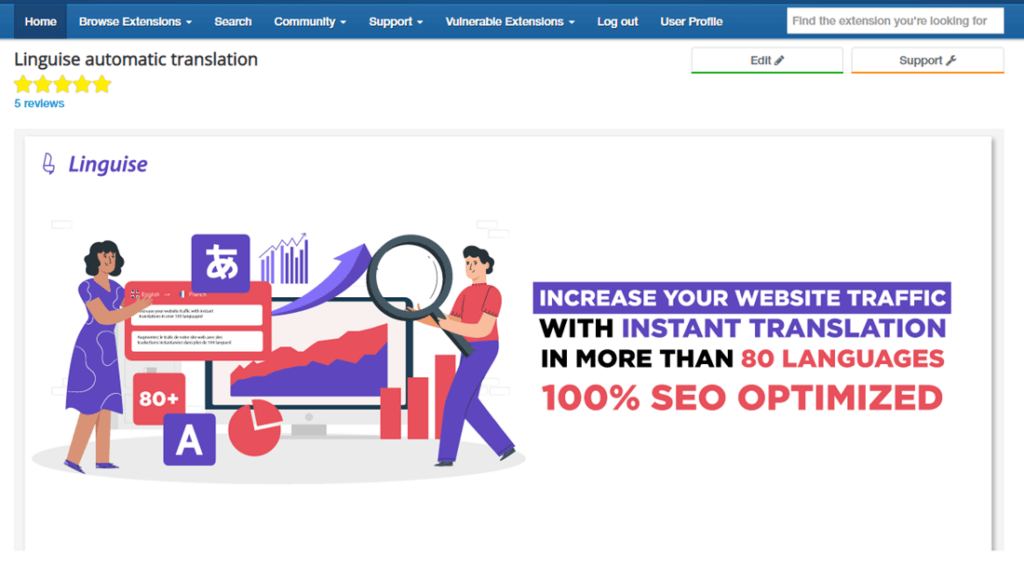 Translate all your Joomla content automatically