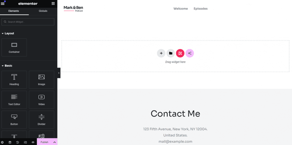 Elementor multilingual website & content translation