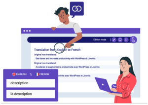 PHP and JS automatic translation management system