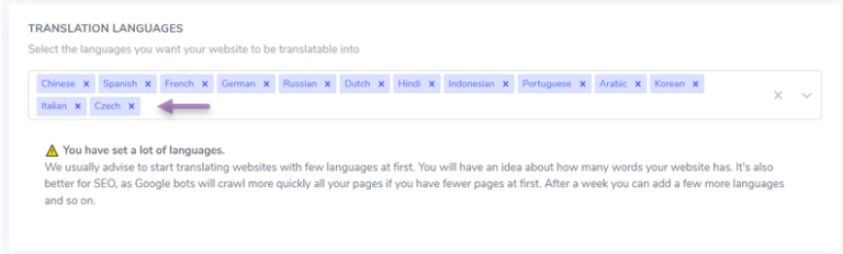 How to translate a website to Czech language