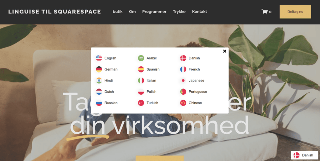 How to make a multilingual website Squarespace