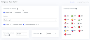 Best practices for designing language selector