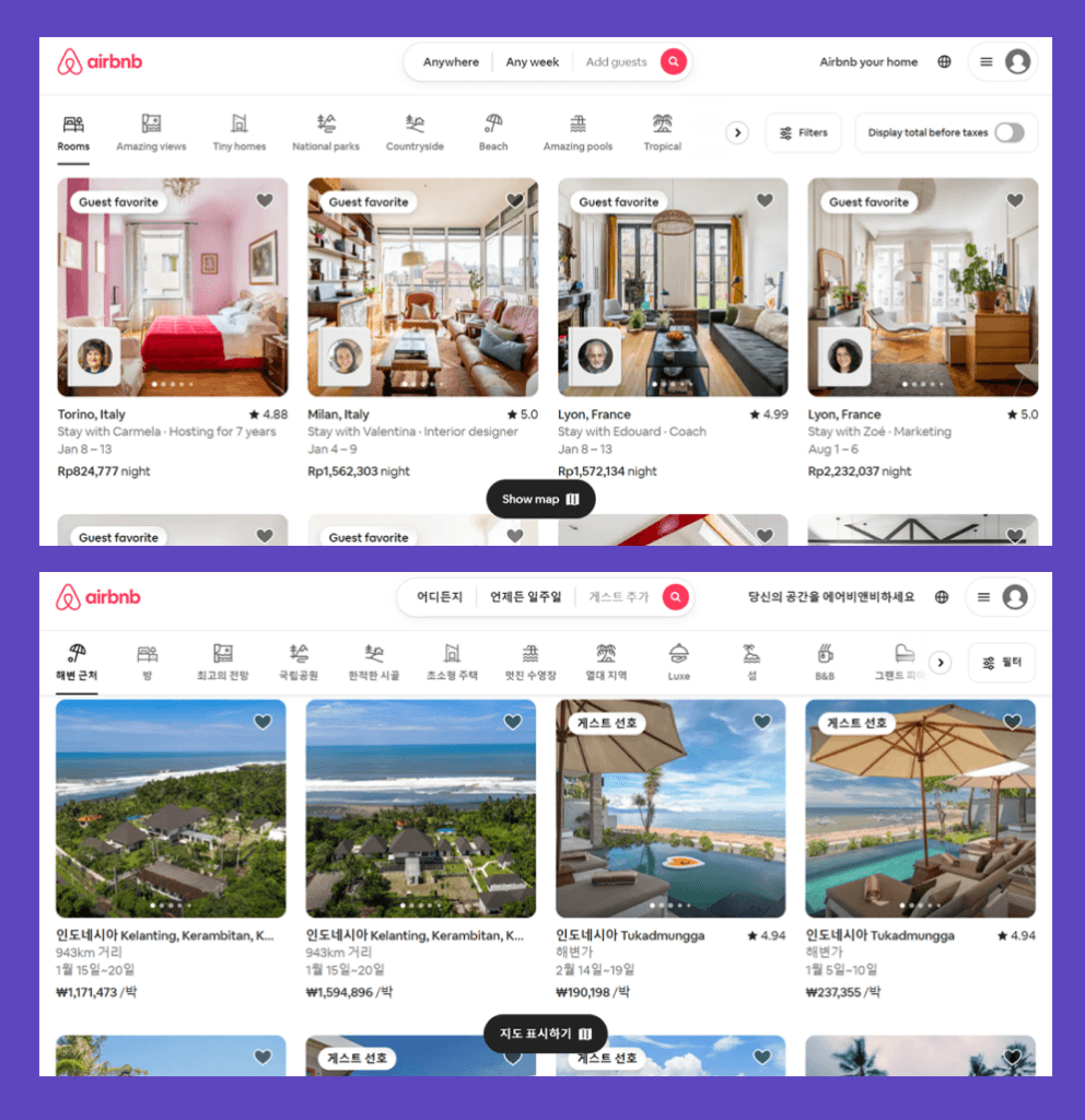 How to localize the design and layout of a website
