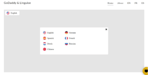 How to set up GoDaddy automatic translation to any language