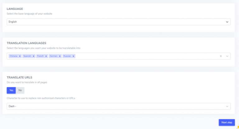 How to setup a language switcher on Tilda