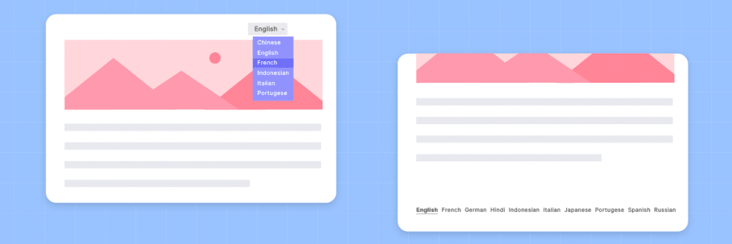 Setup language switcher on Laravel multilingual website