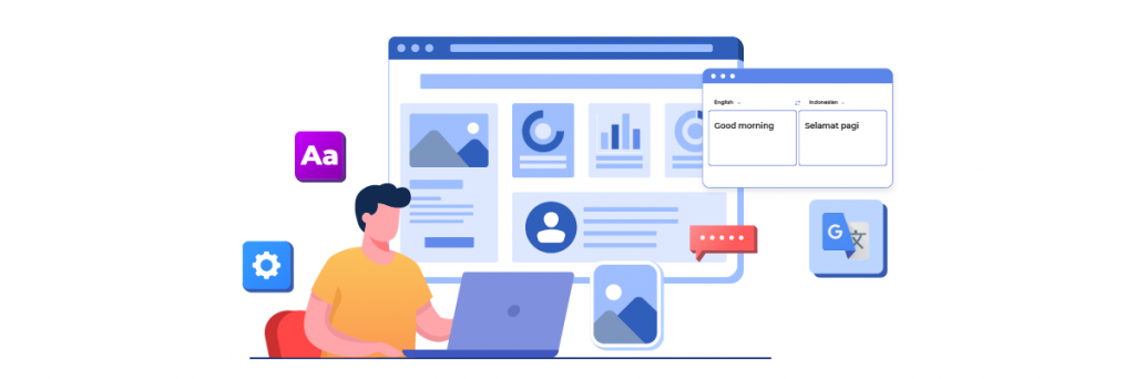 How to translate website from English to Indonesian