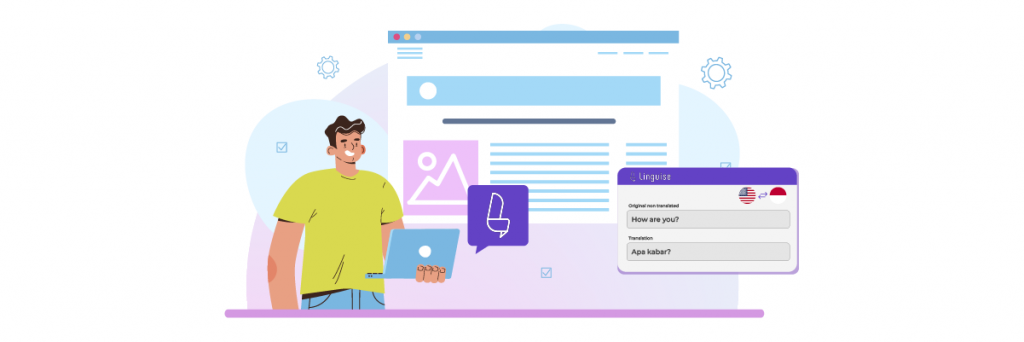 How to translate website from English to Indonesian