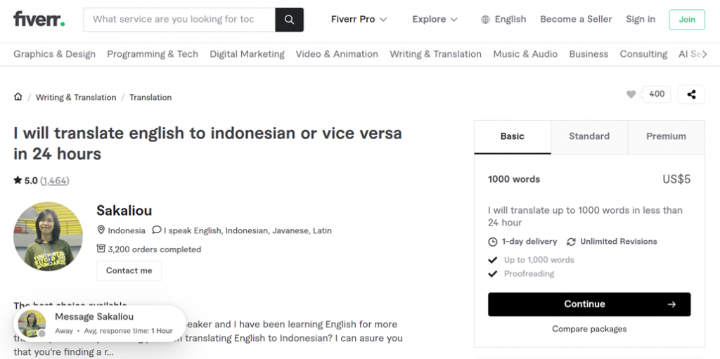 How to translate website from English to Indonesian