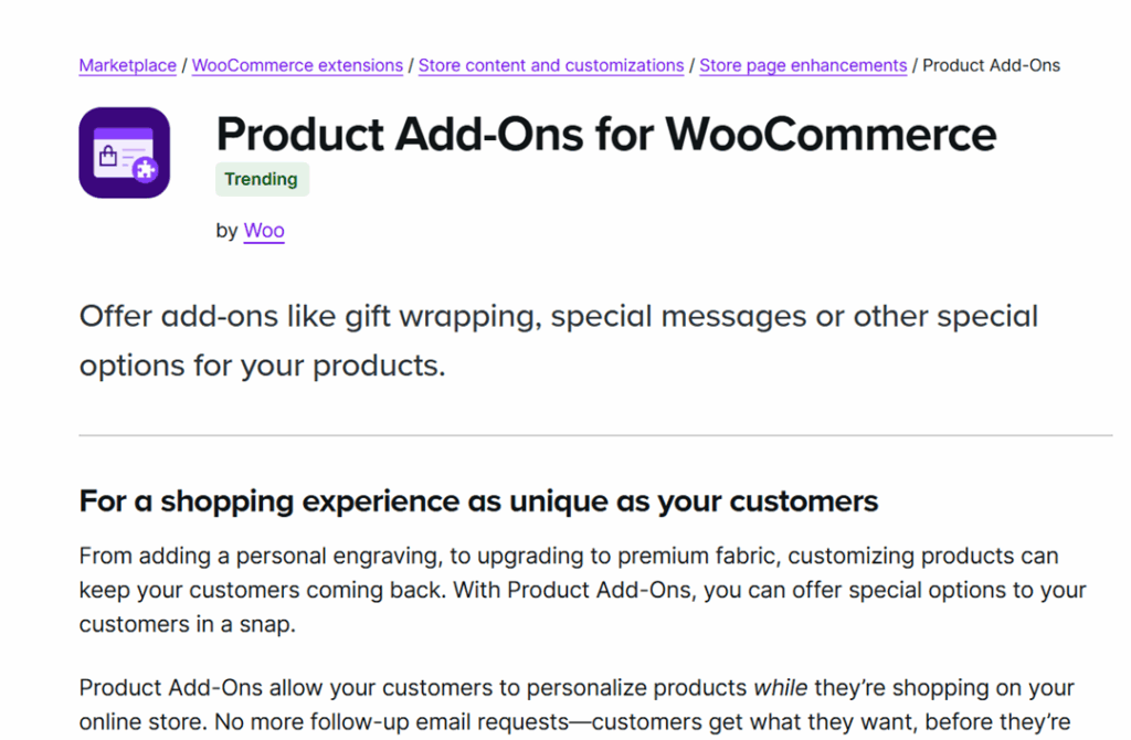 Translation support now available for WooCommerce Product Add-Ons